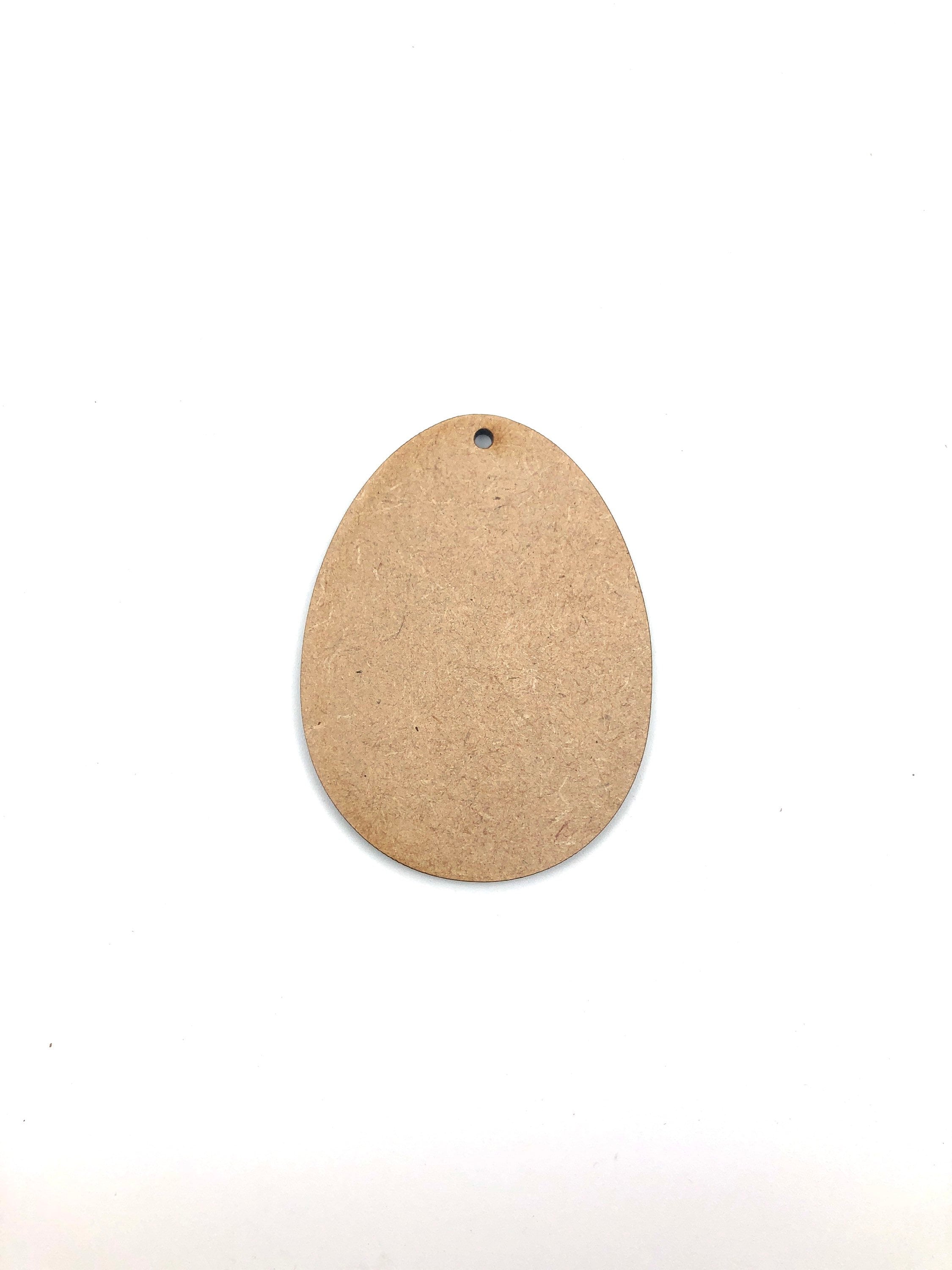 Easter Egg Large 12x9cm Hanging Shapes Ready to Decorate and - Etsy UK