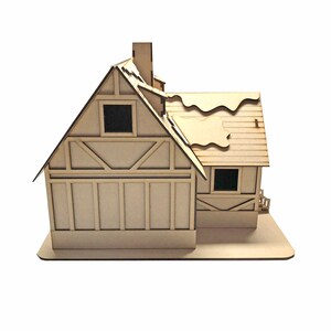 Large Cabin MDF Model Kit DIY - Etsy