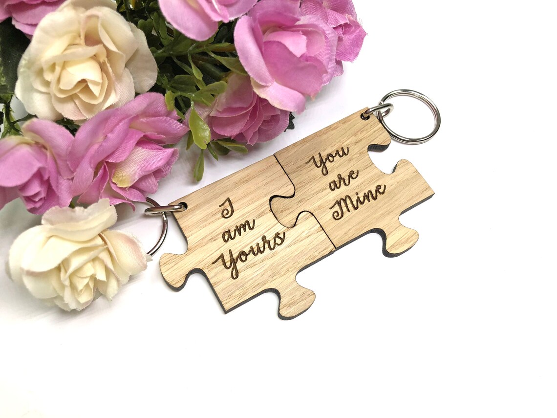 Personalised or Own Message Puzzle Piece Valentines Love - Etsy
