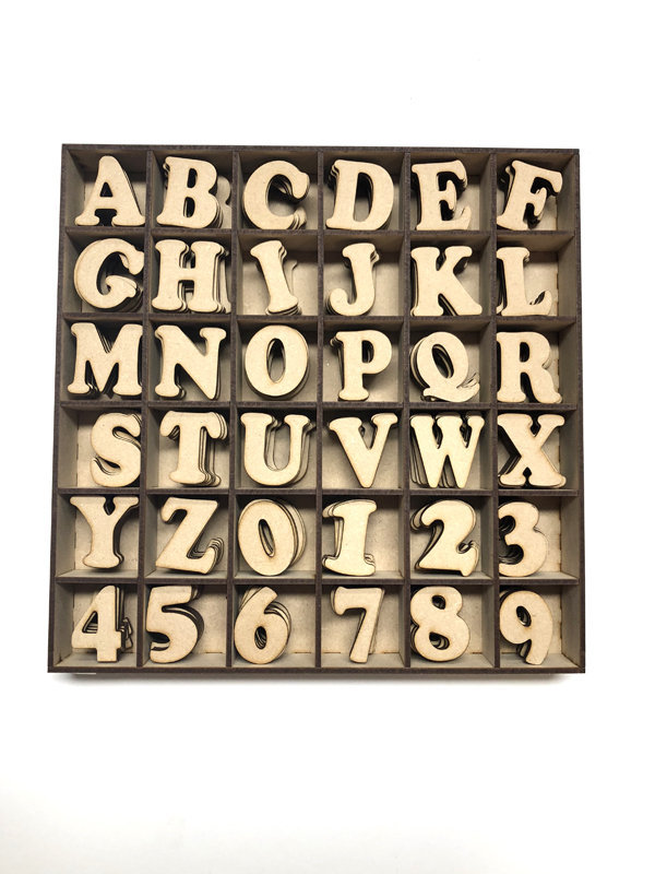 Wood Letters, Numbers & Symbols- Ready to Decorate and Personalise ...