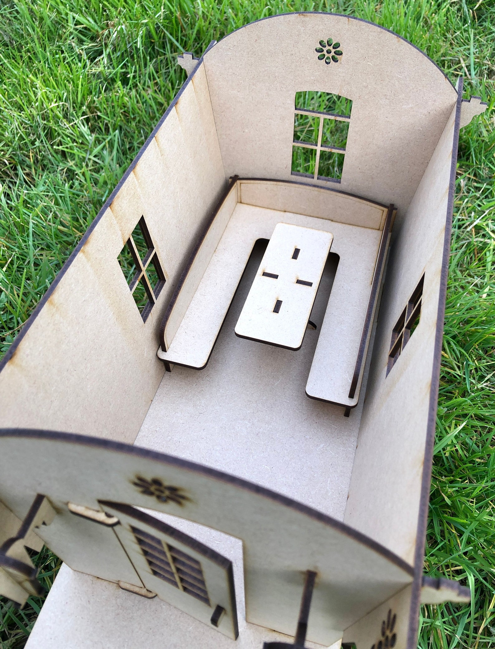 3D DIY MDF Model Kit Large Gypsy Caravan vardo Scale - Etsy Australia