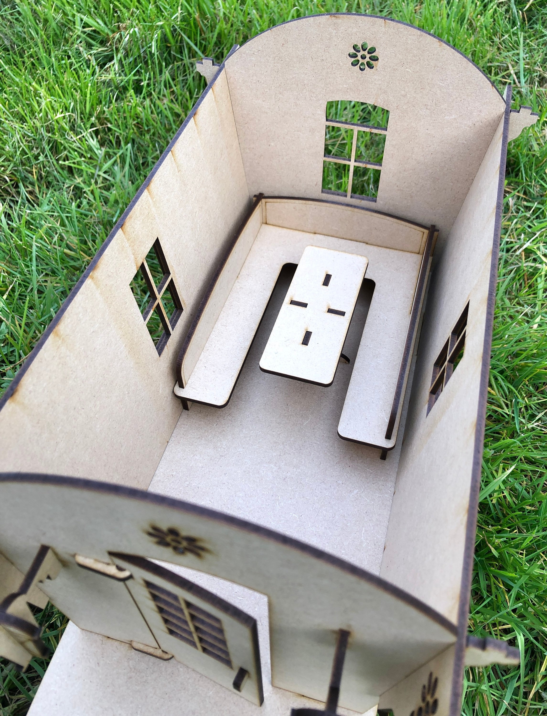 3D DIY MDF Model Kit Large Gypsy Caravan vardo Scale - Etsy Australia