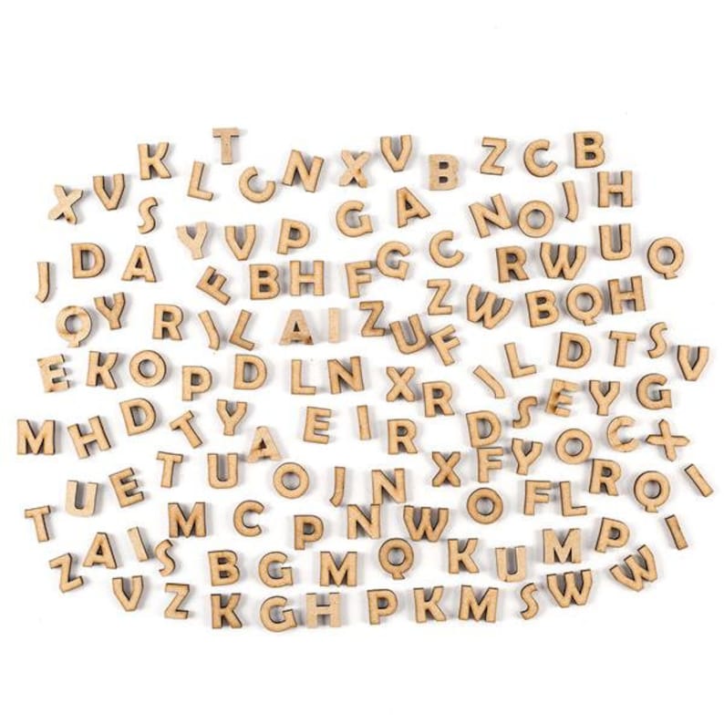 2 Cm MDF Alphabet Set 5 Alphabets 130 Letters - Etsy UK