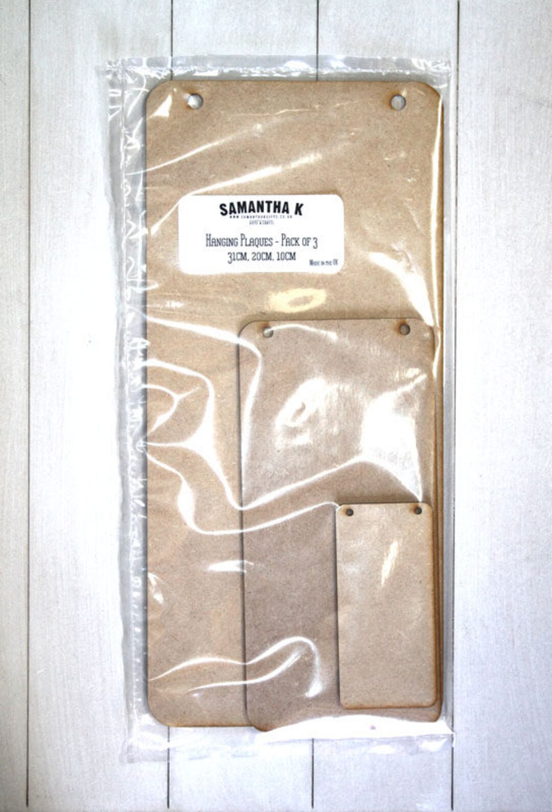 Long Plaque Set - Pack of 3 Various - Etsy