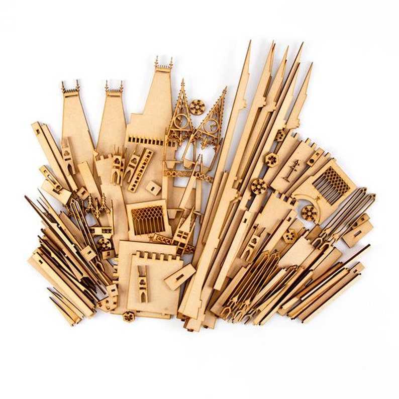 Fairytale Princess Castle Large MDF Model Kit DIY Project - Etsy