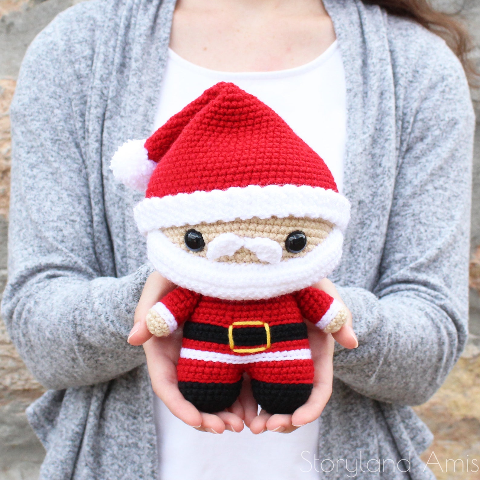 PATTERN: Cuddle-sized Santa Claus Amigurumi Crocheted St. | Etsy