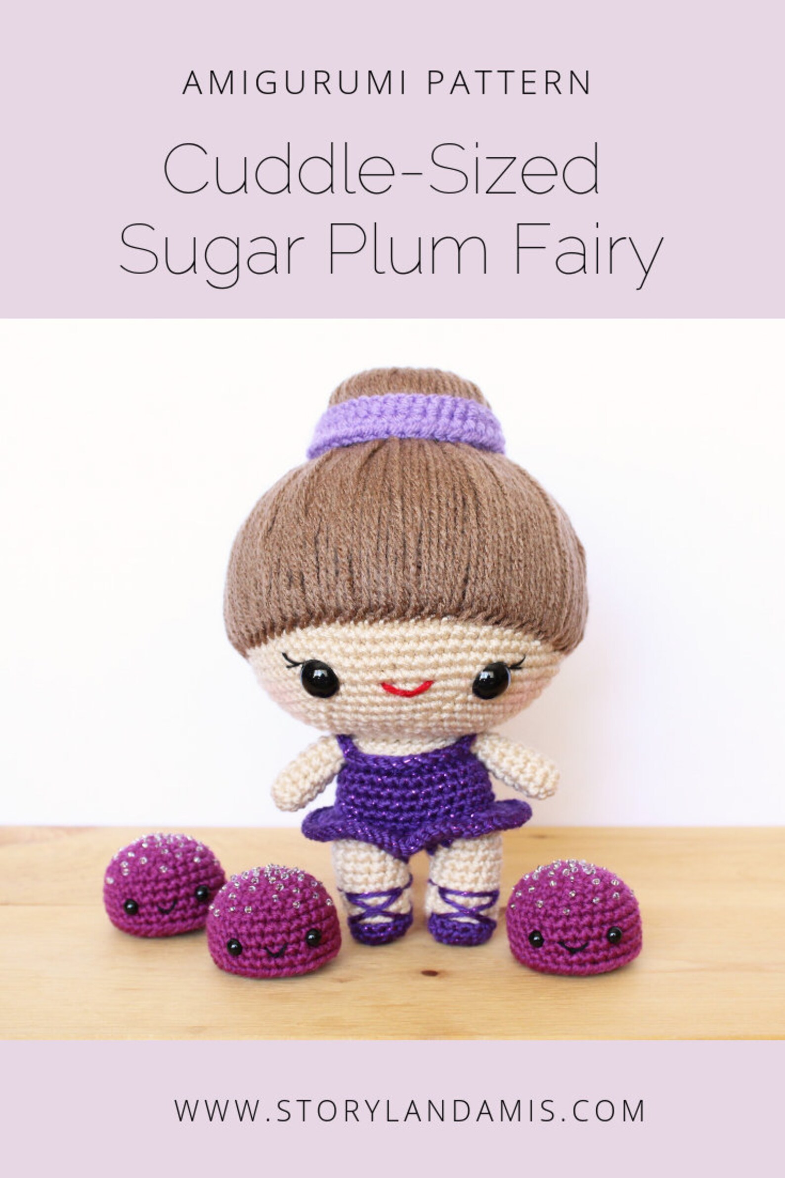 PATTERN: Cuddle-sized Sugar Plum Fairy Amigurumi Crocheted | Etsy