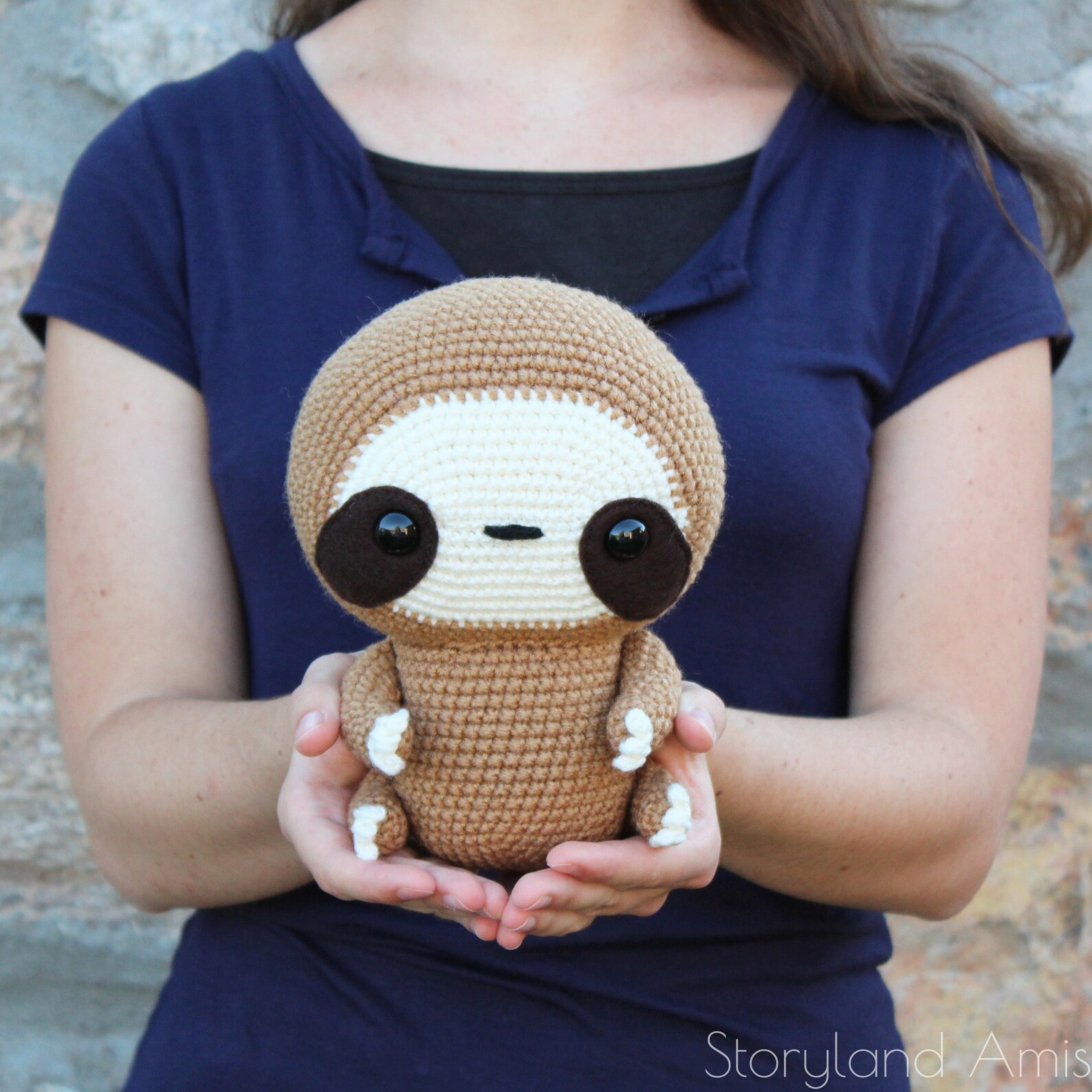 PATTERN: Cuddle-Sized Sloth Amigurumi Crocheted Sloth | Etsy