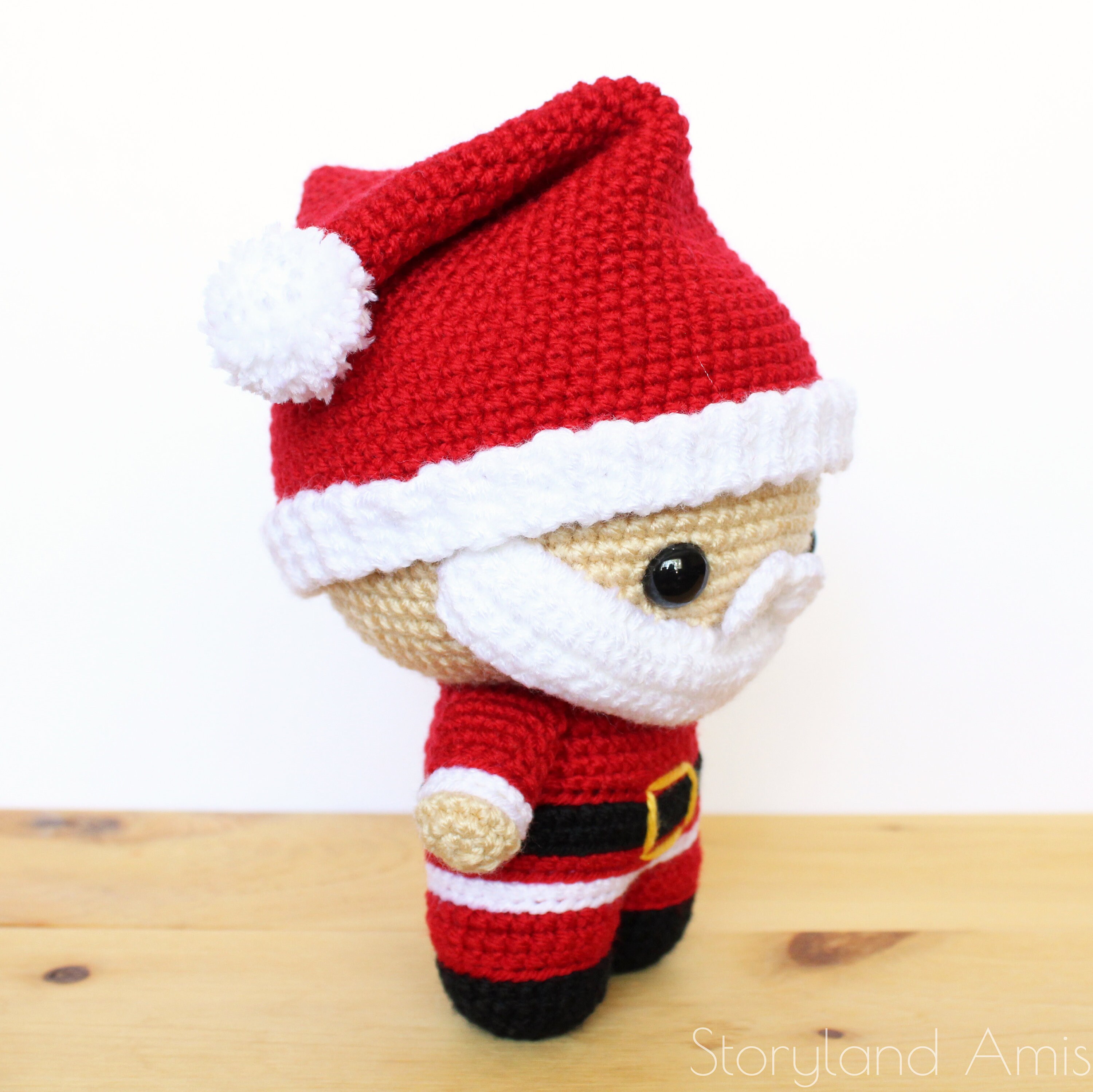 PATTERN: Cuddle-sized Santa Claus Amigurumi Crocheted St. | Etsy