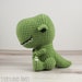 PATTERN: Troy the T-rex Amigurumi, Crocheted Dinosaur Pattern ...