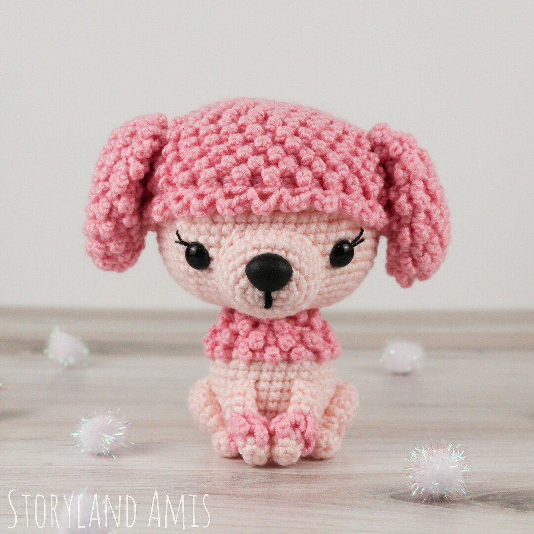 PATTERN: Polly the Poodle Amigurumi, Crocheted Dog Pattern, Puppy Toy ...