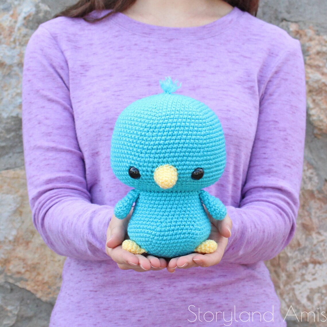 PATTERN: Cuddle-sized Bluebird Amigurumi Crocheted Bird - Etsy