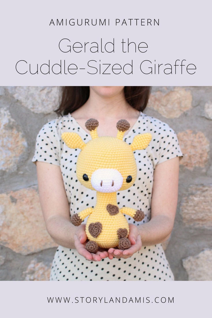 PATTERN: Cuddle-sized Giraffe Amigurumi Crocheted Giraffe - Etsy Canada