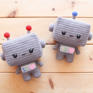 PATTERN: Cuddle-sized Beep and Boop the Robot Twins Amigurumi ...