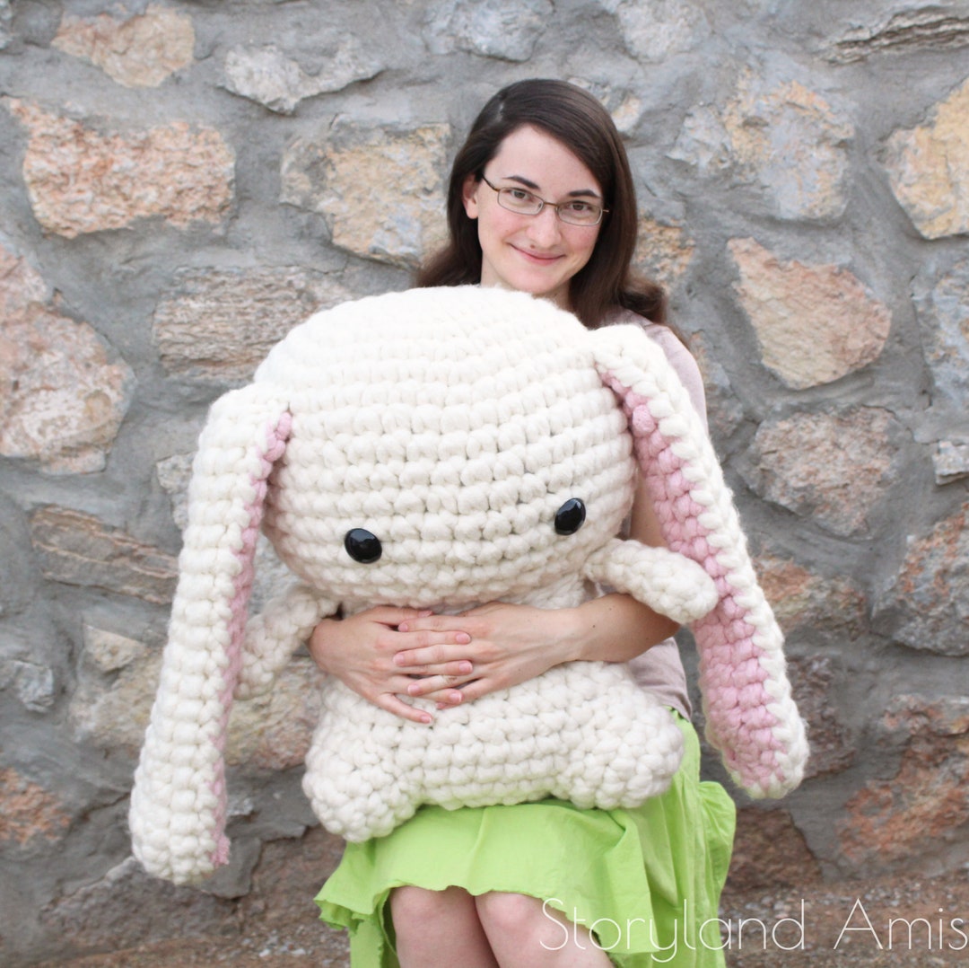 PDF Giant Amigurumi Bunny Rabbit Crochet PATTERN - Etsy