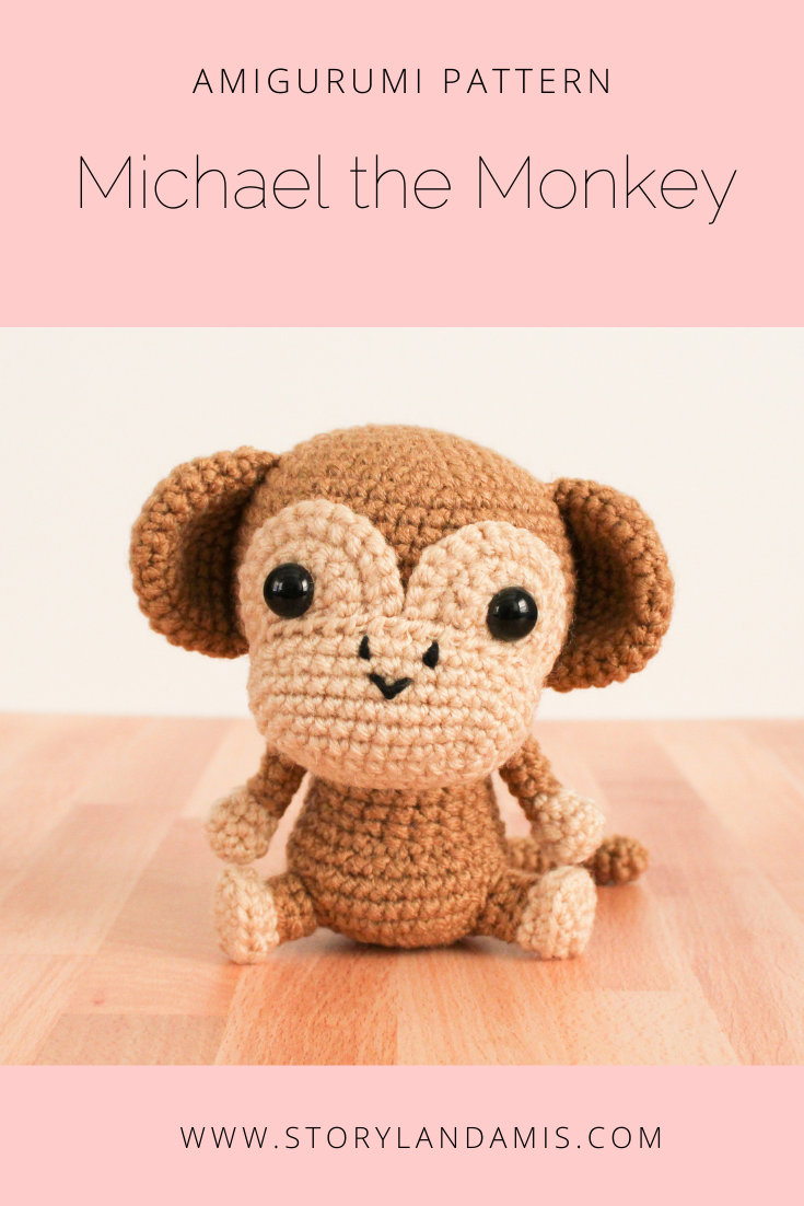 PATTERN: Michael the Monkey Amigurumi Crocheted Monkey - Etsy