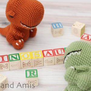 PATTERN: Troy the T-rex Amigurumi, Crocheted Dinosaur Pattern ...
