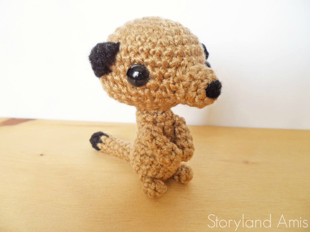 PATTERN: Meerkat Amigurumi, Crocheted Meerkat Pattern, Meerkat Toy ...
