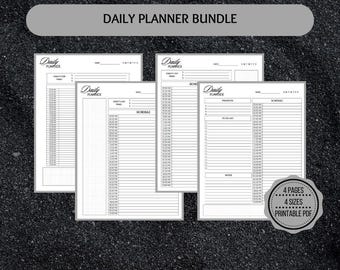 Weekly Schedule Planner, Task List Organizer, Hourly Planner, Time ...