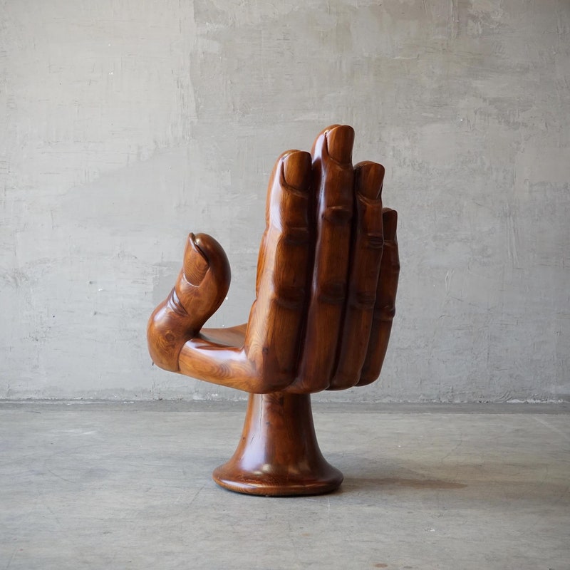 Hand Shaped Chair - Etsy