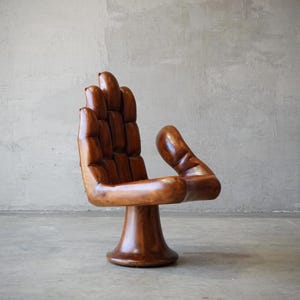 Vintage Hand Chair in the Manner of Pedro Friedeberg - Etsy