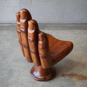 Vintage Hand Chair in the Manner of Pedro Friedeberg - Etsy