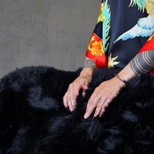 Adrian Pearsall Style Wave Chaise Lounge in Sheep Fur - Etsy