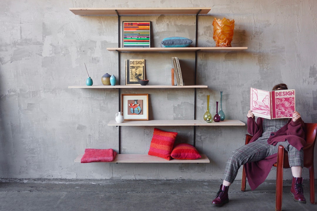 Modular Wall Shelving Brackets. - Etsy