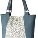 Uptown Tote Bag Sewing Pattern, Shoulder Bag With Snap Closure (PDF ...