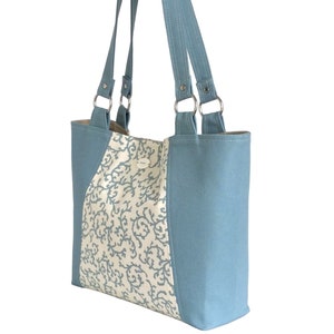 Uptown Tote PDF Purse Pattern, Handbag Sewing Pattern, Shoulder Bag ...