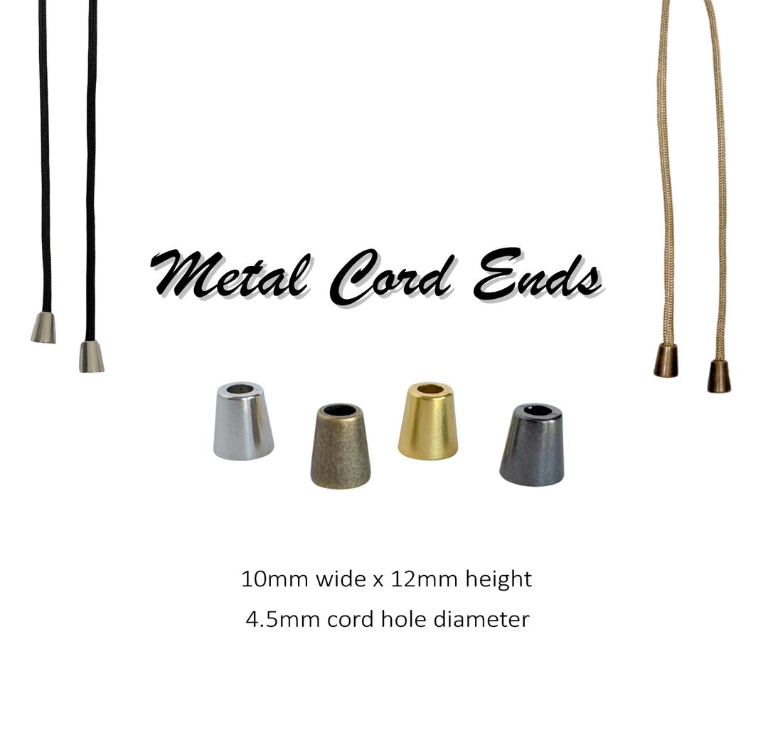 Metal Bell Cord End Caps, Bag Hardware (5mm Hole) - Etsy