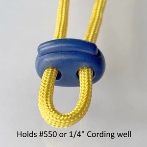 Spring Loaded Double Hole Plastic Cord Lock, 4mm Hole - Etsy