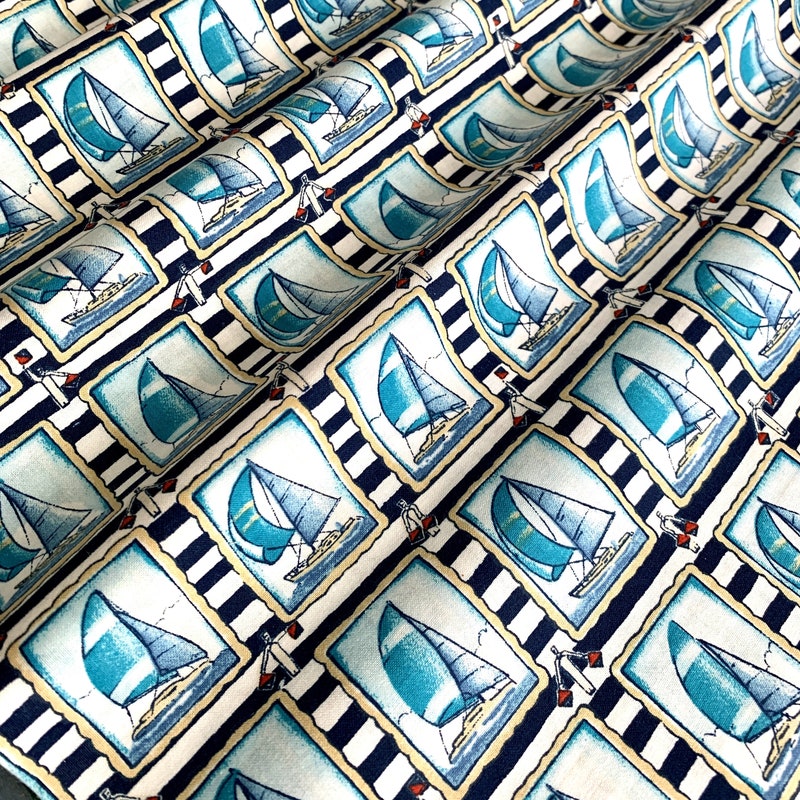 Sailboat Fabric - Etsy