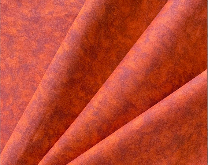 Rust Minimalistic Print Equals Sign Fabric Double Dash Orange by ...