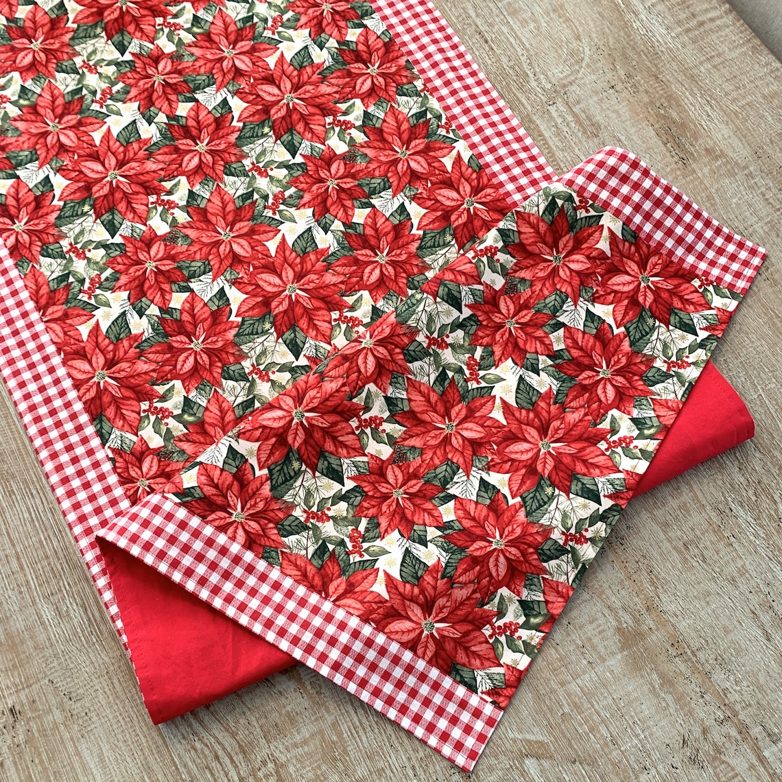 Table Runner & Christmas Tree Napkin PDF Pattern and Tutorial - Etsy