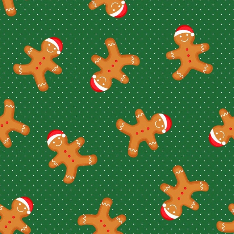 Gingerbread Fabric - Etsy