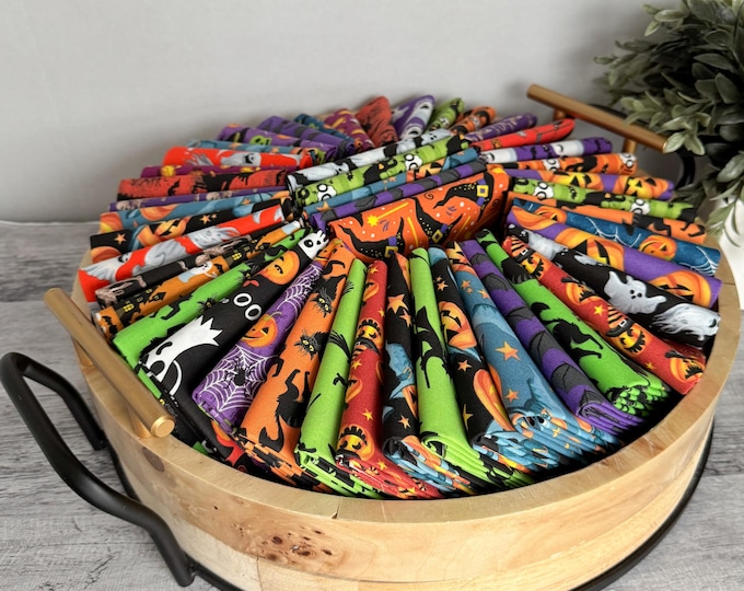 Halloween Mystery Fat Quarter Bundles, 10 Fat Quarter Set, Halloween ...