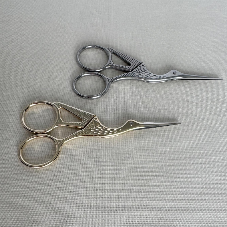 Crane Sewing Scissors, Stork Bird Embroidery Scissors, Stainless Steel ...