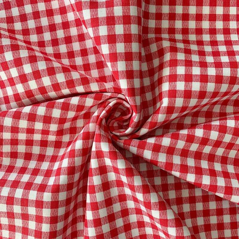 Red and White Fabric - Etsy