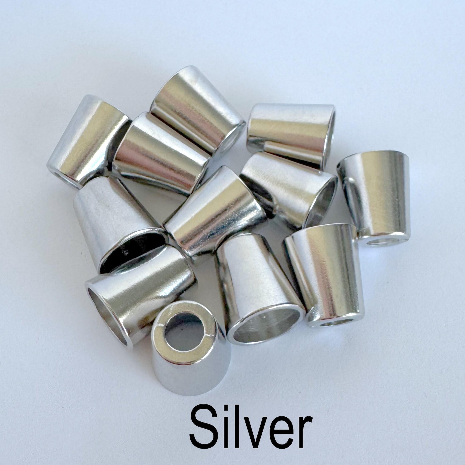 Cord End Caps, Bell Shape, Bag Hardware (5mm Hole), Decorative Cord ...