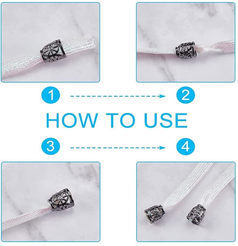 Metal Cord End Caps, Bell Shaped Toggles, DIY Jewelry Hardware, Silver ...