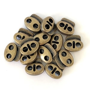 Double Hole Metal Toggles, Silver, Bronze, and Gold, Quality Toggle ...
