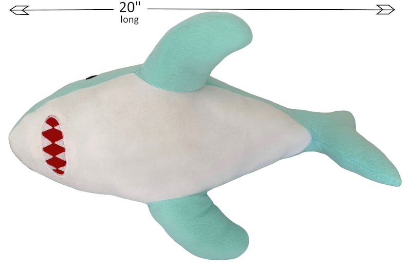 Shark Plush Toy PDF Pattern Stuffed Toy Shark Sewing Pattern - Etsy