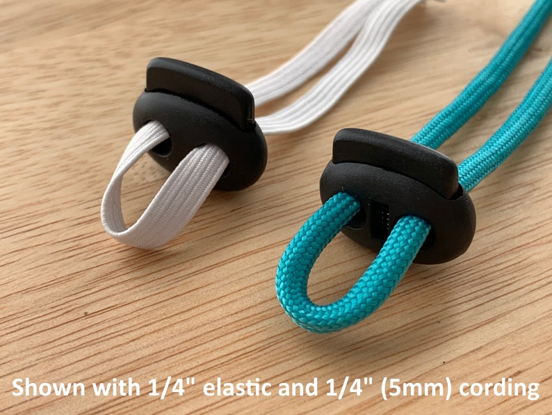 Large Double Hole Toggle Cord Locks Bean Toggles Plastic - Etsy