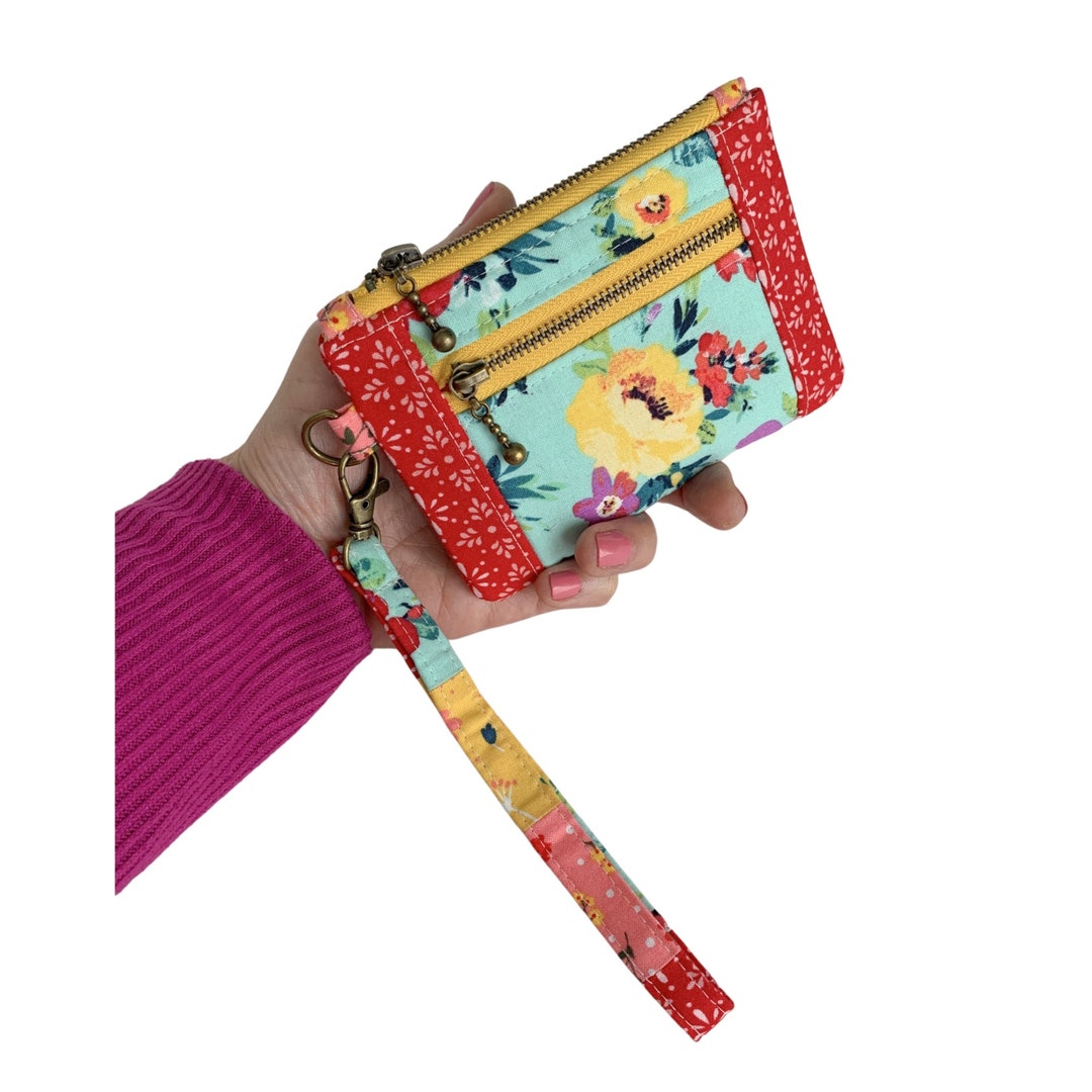Mini Blossom Wallet PDF Sewing Pattern, Zippered Coin Purse Tutorial - Etsy