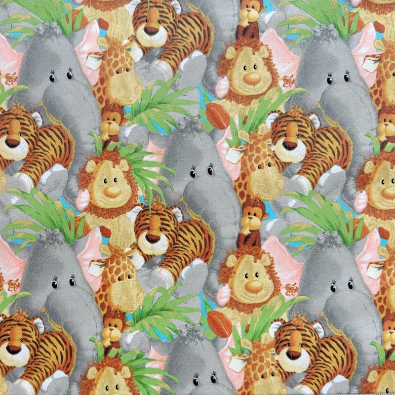 Jungle Print Fabric - Etsy