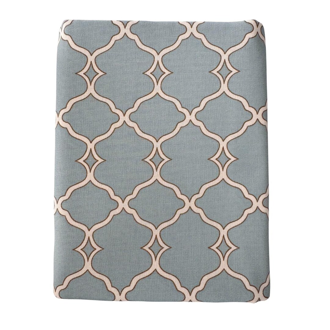 Light Blue Trellis Print Home Decor Fabric, 100% Cotton, 2 Yard Cut - Etsy