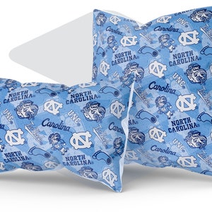 UNC 100% Cotton Fabric, University of North Carolina College Team Logo ...