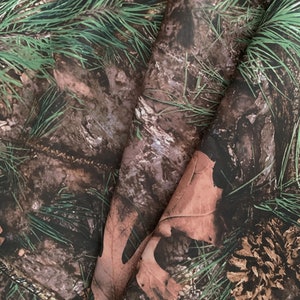 True Timber Mixed Pine Camo Fabric, Cotton/poly Blend, 60" Wide - Etsy