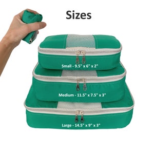 Packing Cubes PDF Sewing Pattern, Suitcase Organizer Bags, Packing Pods ...